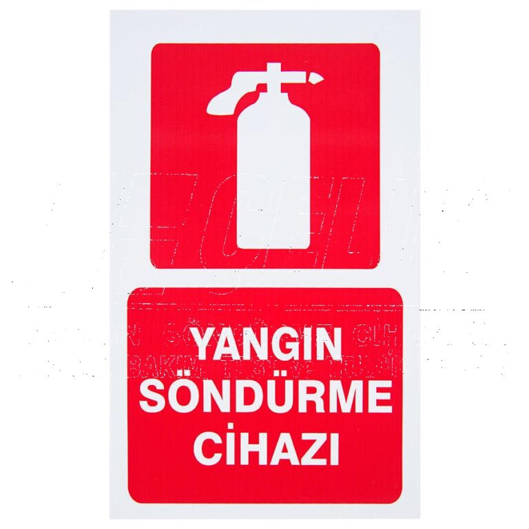 Yangın İşareti ve İkaz Levhaları - Çelik Yangın Söndürme