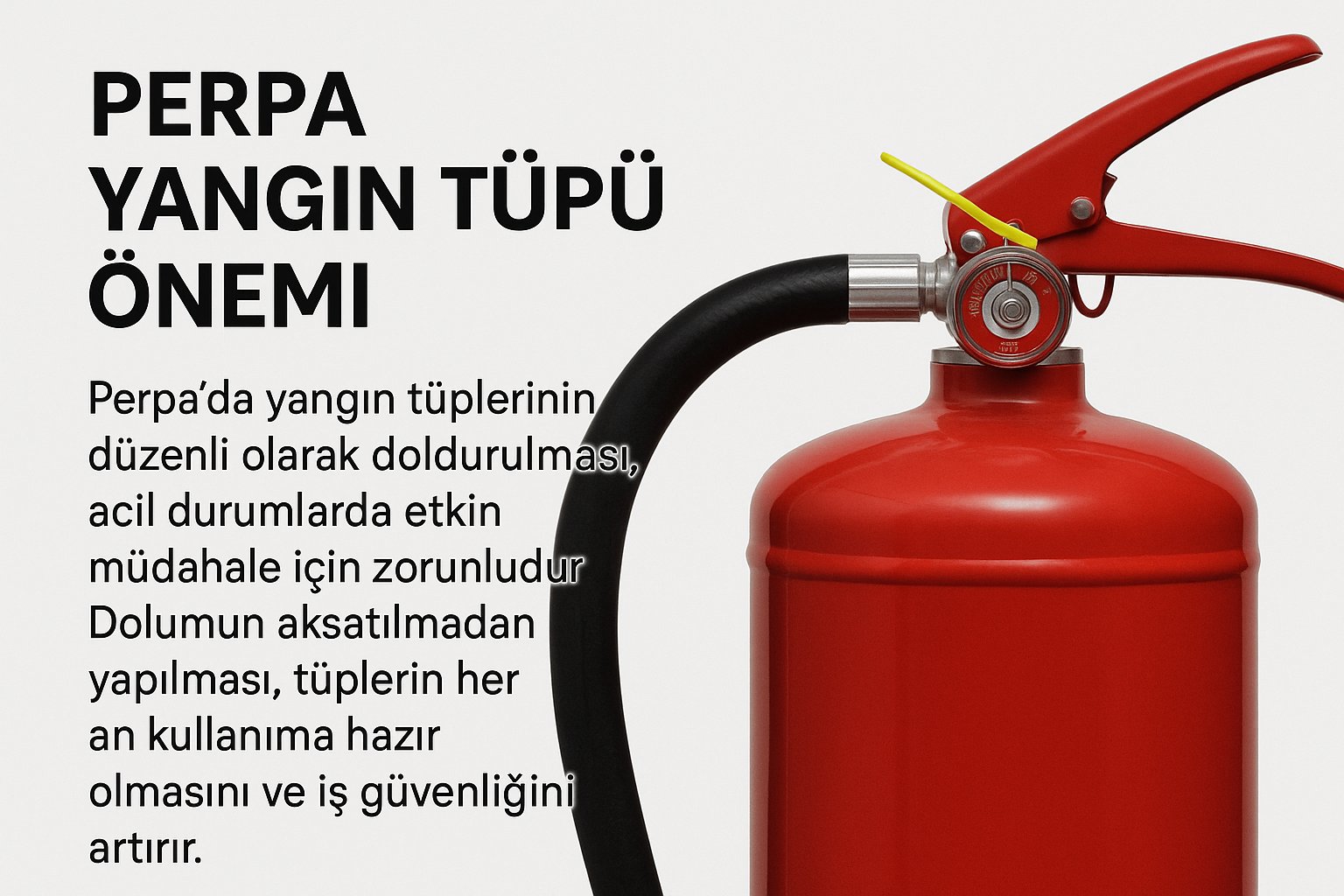 Perpa Yangın Tüpü Dolumu – Güvenliğinizi Ertelemeyin!